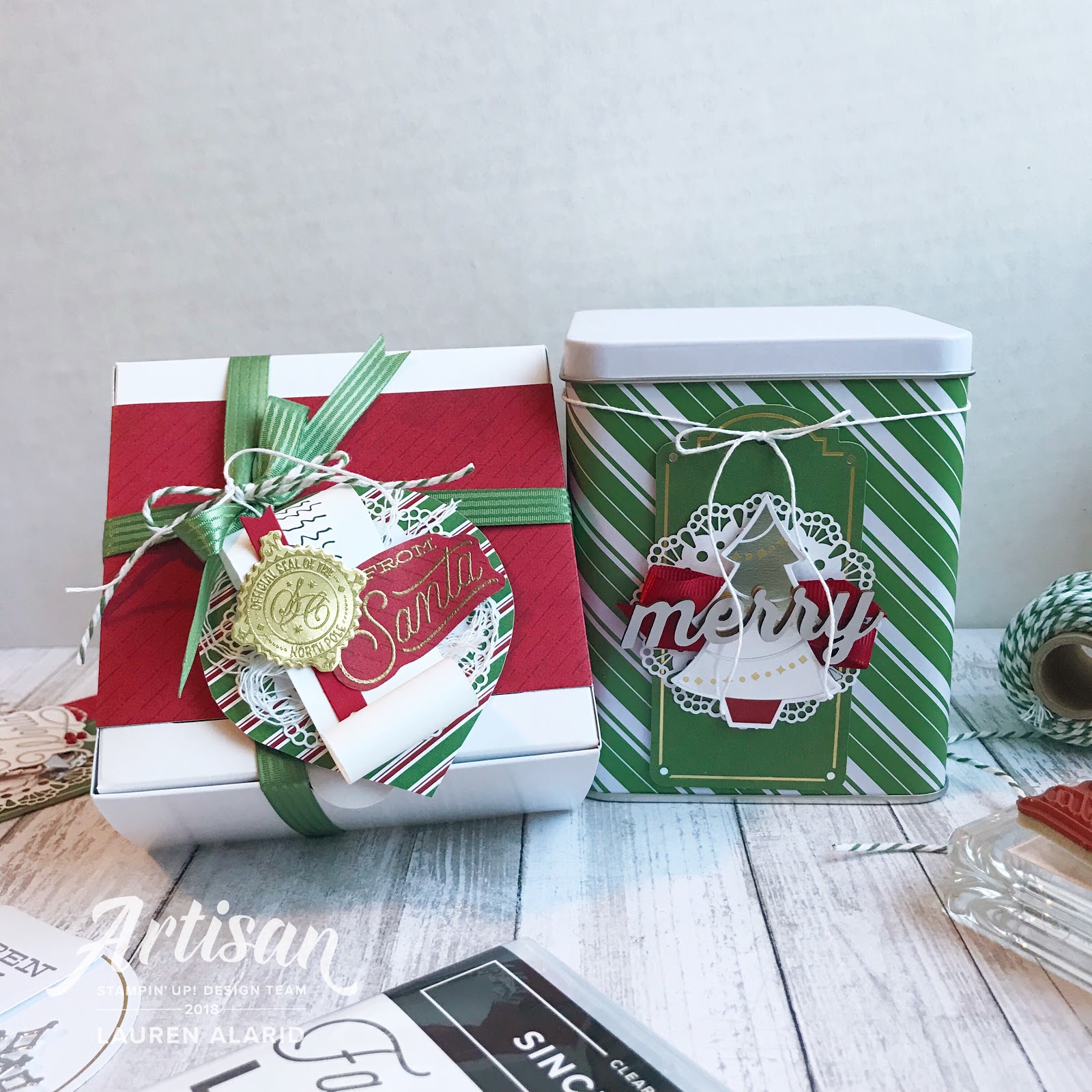 Crafty Little Peach: Stampin' Up! Signs of Santa & Sincerely Santa Tag ...