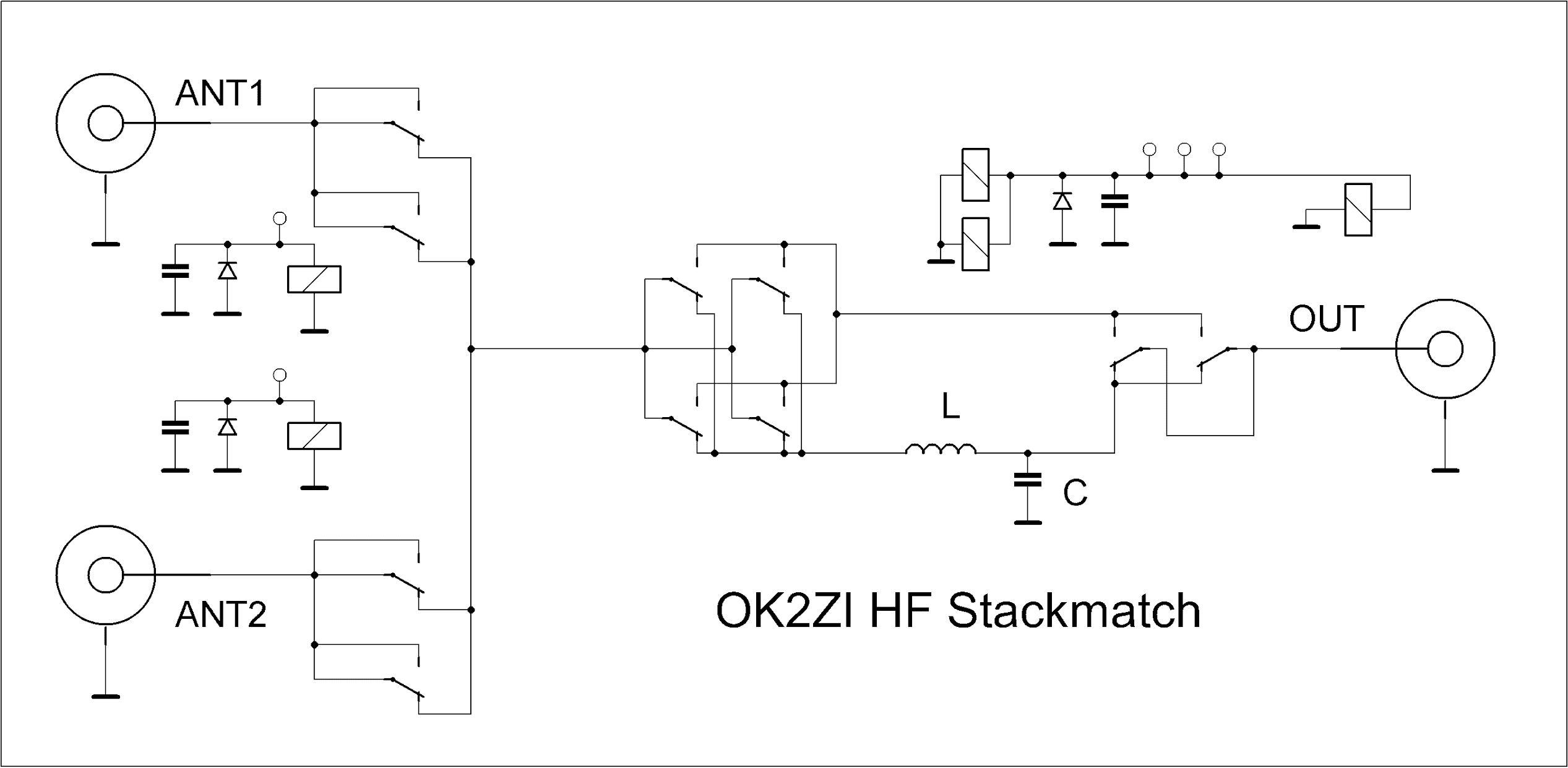 OK2ZI - Radioamateur's blog: Jednoduchý stackmatch pro dvě KV antény ...
