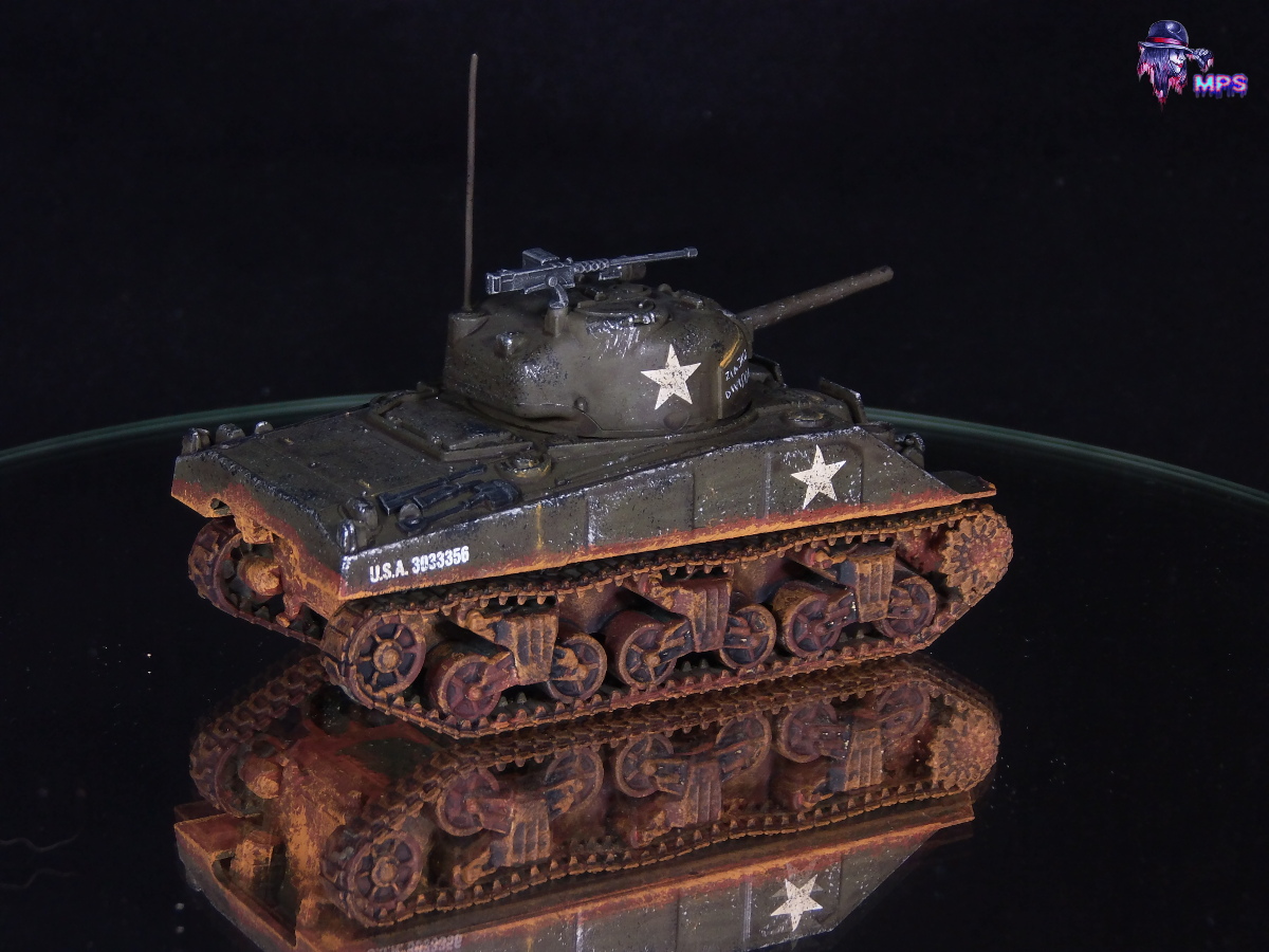 Miniature Painting Studio: Two Bolt Action USA M4 Sherman medium tank ...