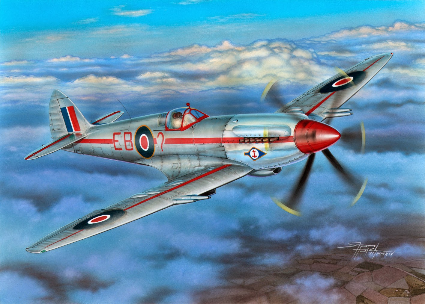 1/72 - Supermarine Spitfire F Mk.21 "Contraprop" by Special Hobby ...