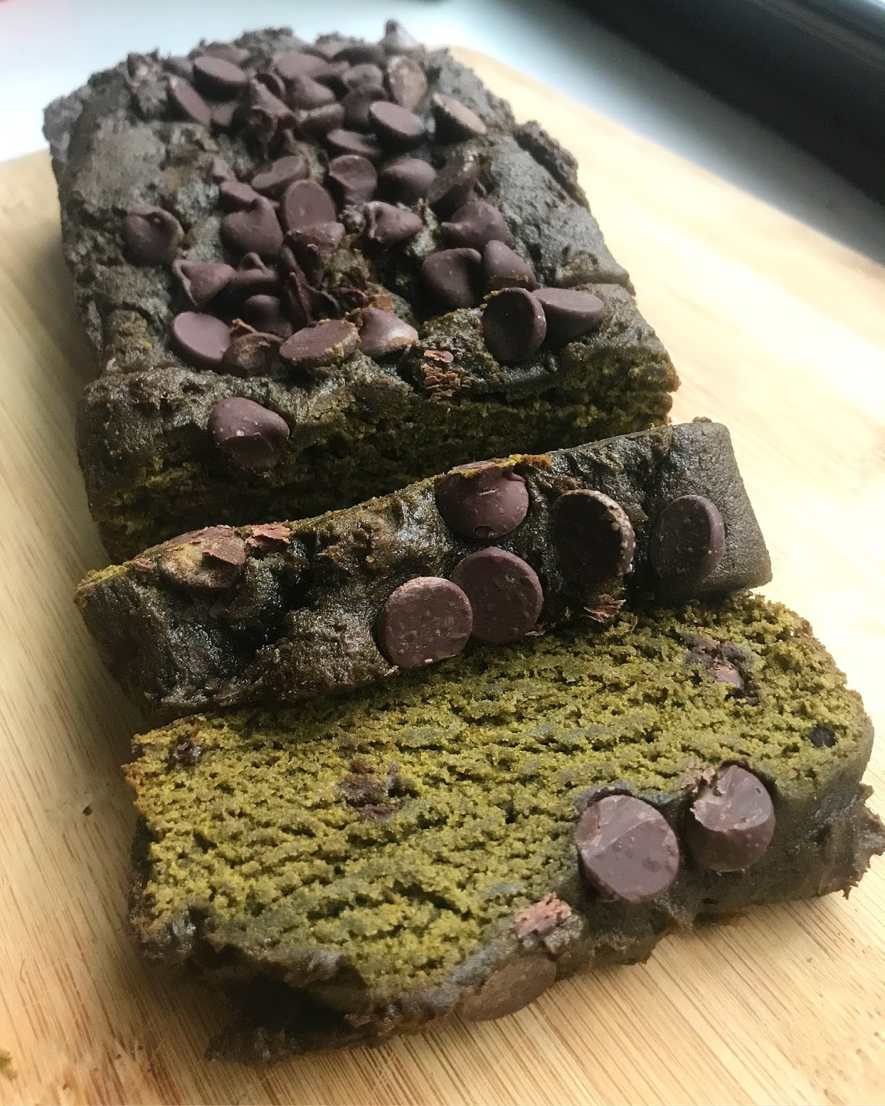 The Moss Loaf - Chocolate Chip Matcha Bread (GF/DF)