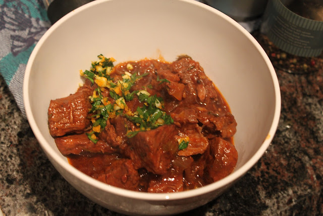 River North Paleo Girl: Cinnamon Beef Stew with Orange Germolata