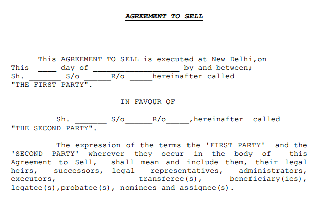 Sample Letter Of Agreement To Sell Property sample-letter-of-agreement-to-sell-property