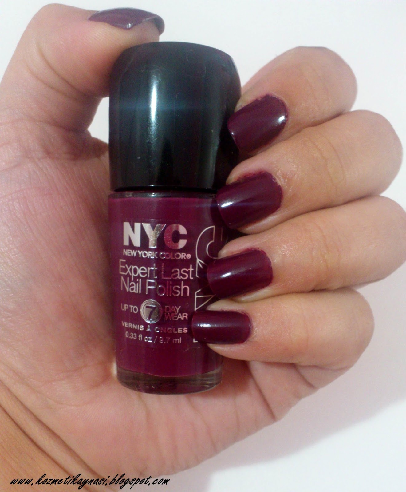 KOZMETİK AYNASİ: NYC 205 BOUNDLESS BERRY OJESİ...