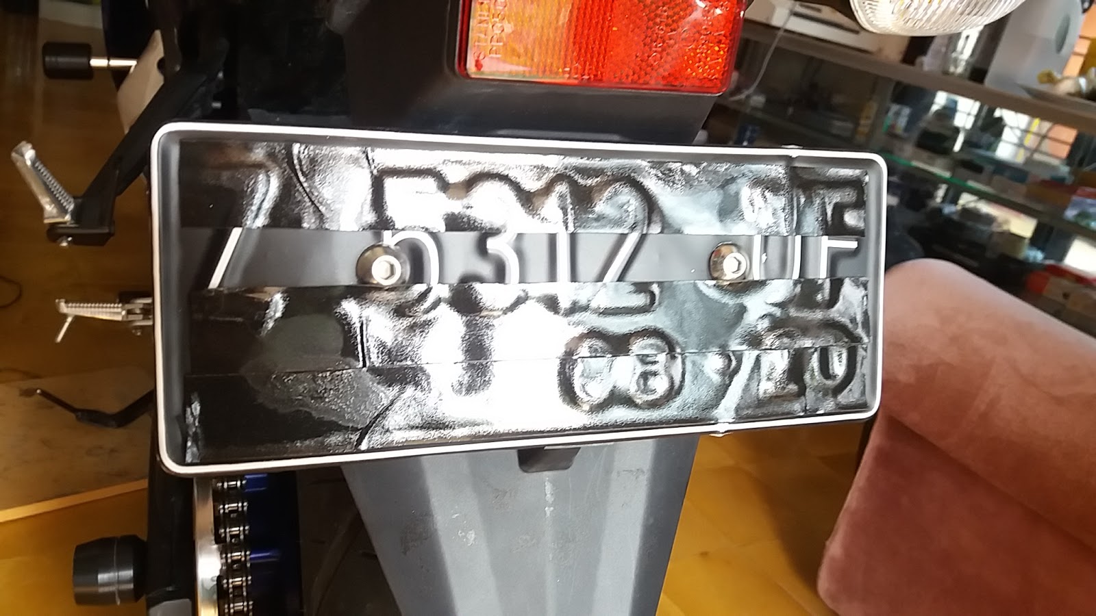 Gambar Modifikasi Plat Motor Terbaru Dan Terupdate | Galeri Motor Vario