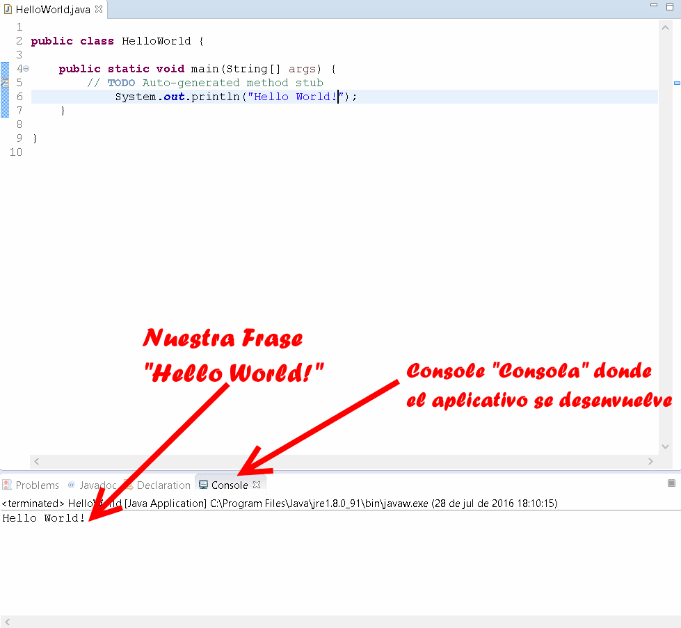 Java: Mi Primer Proyecto Con Eclipse Java: Mi Primer Proyecto Con Eclipse
