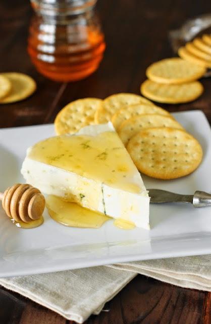 Who Stole the Honey?? ... & enjoyed blue cheese with honey drizzle ...