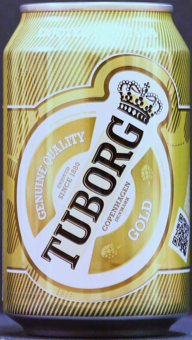 Burk-Bloggen: Tuborg Gold / Genuine Quality (5,3%) (33cl) : ny dekor