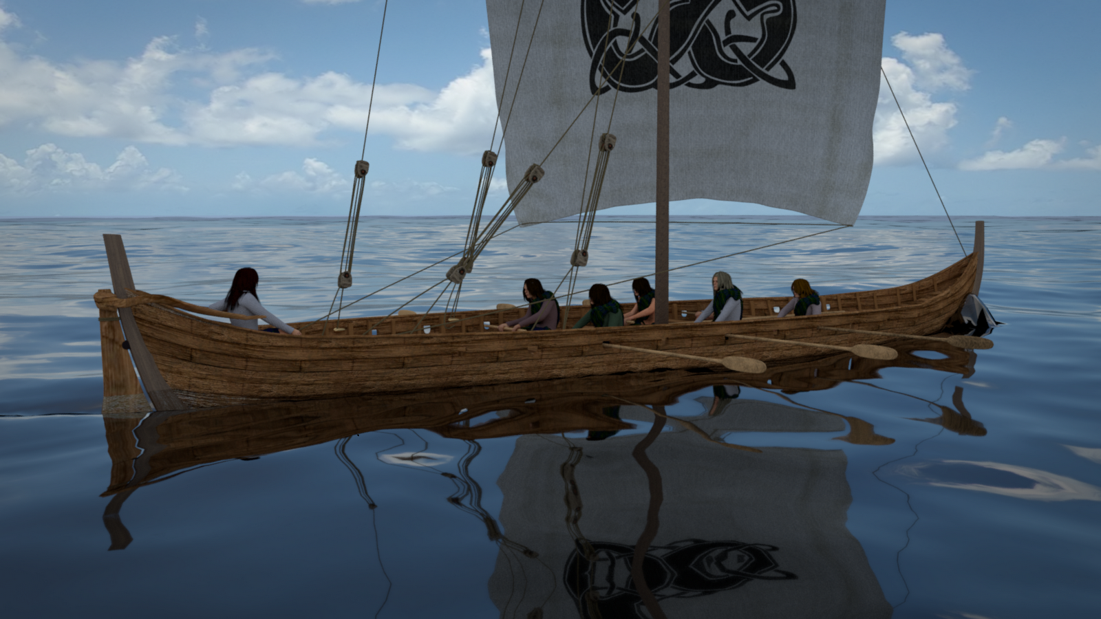 Wee Shuftie 3D Art: Birlinn