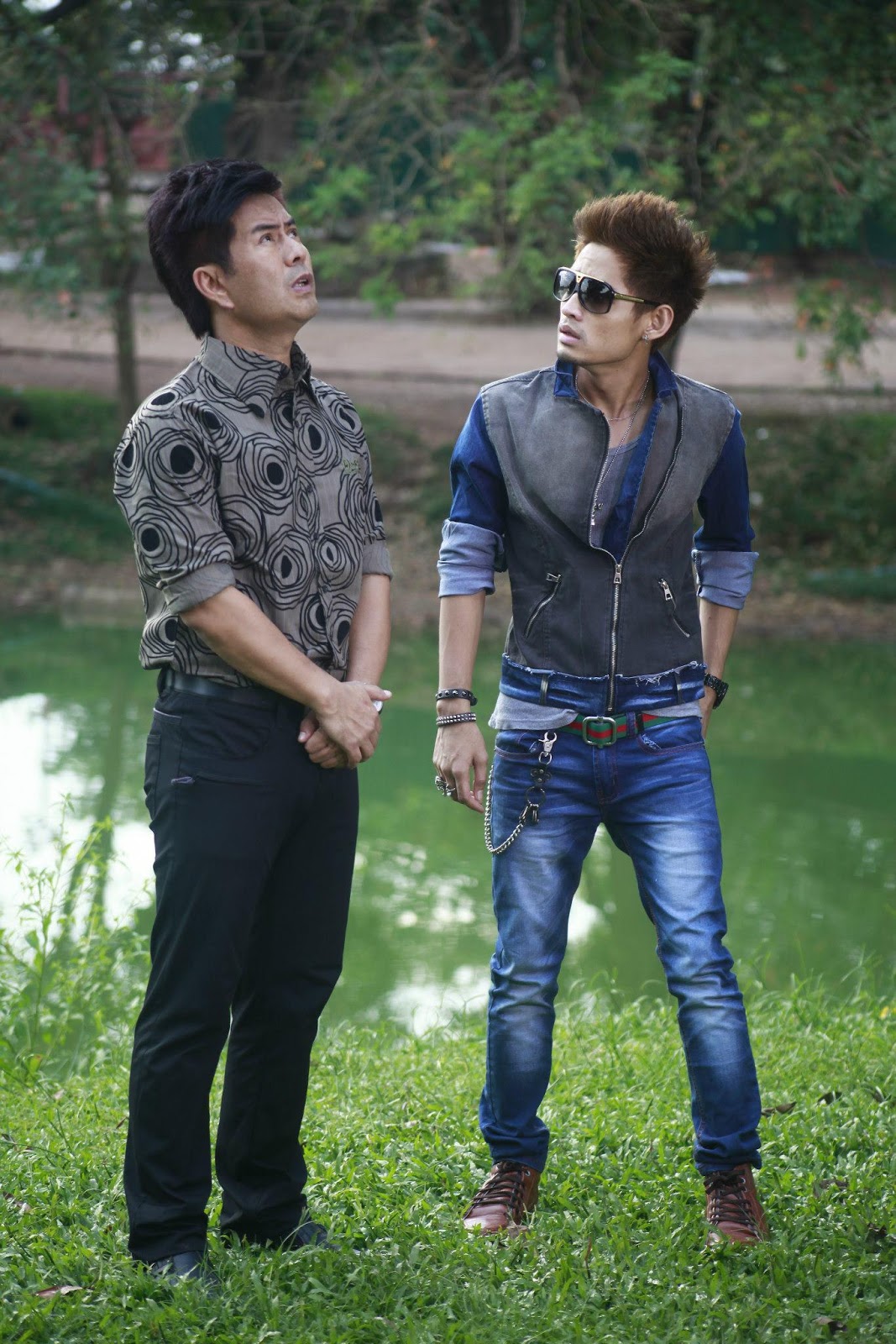 Actors Lu Min And Myint Myat New Record Video Shooting