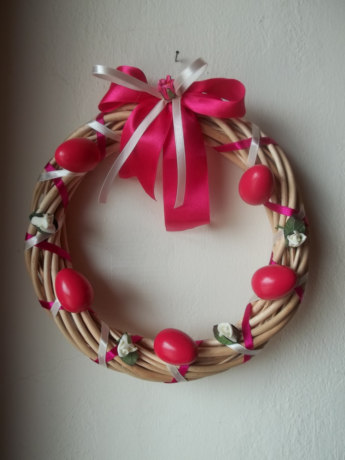 mary's crafts: ΠΑΣΧΑΛΙΝΑ ΣΤΕΦΑΝΙΑ!