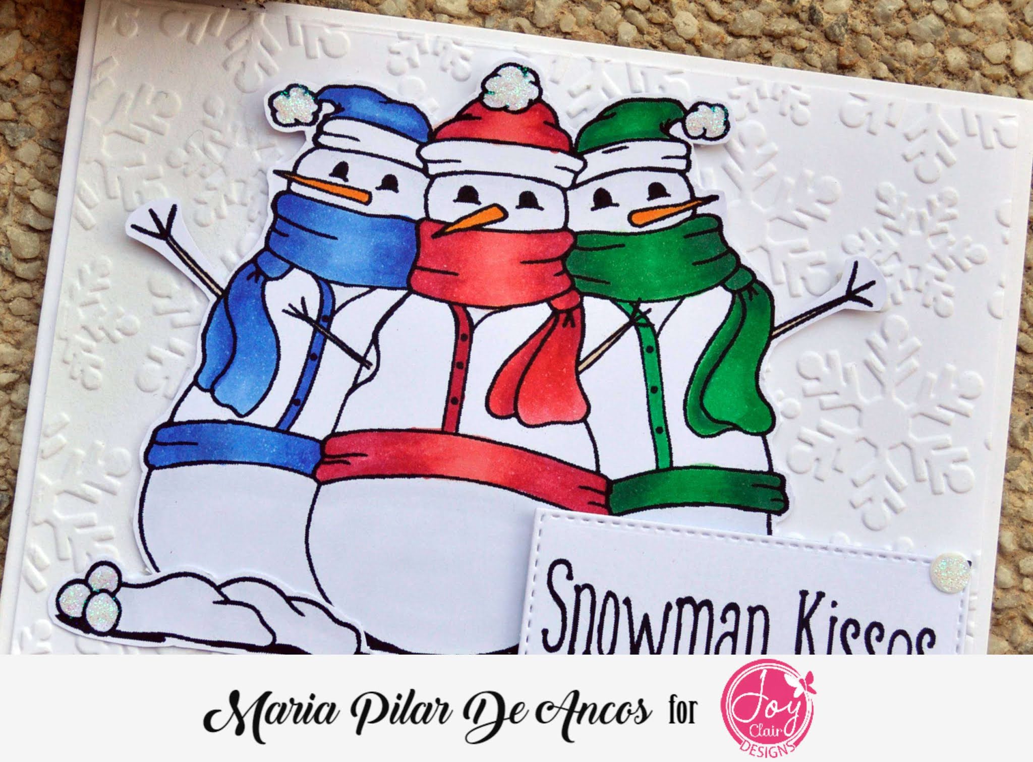 Tres muñecos de nieve - Un poco para compartir