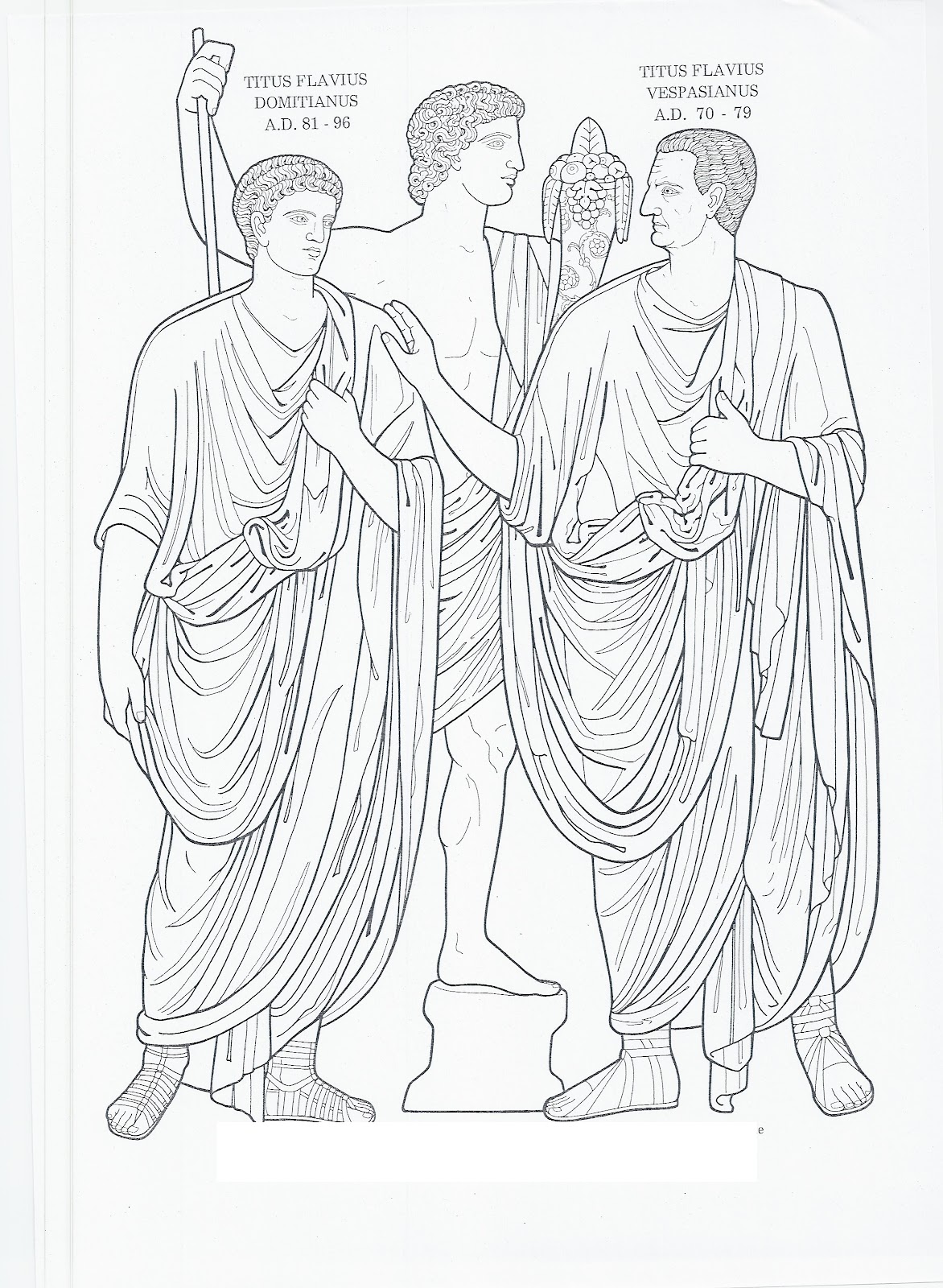 disegni da colorare: DISEGNI DA COLORARE: GLI ANTICHI ROMANI (disegni ...