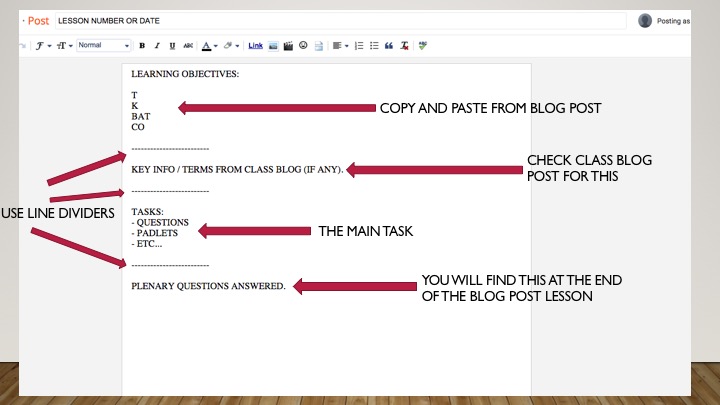 HACH OCR Media GCSE: Structure of blog posts