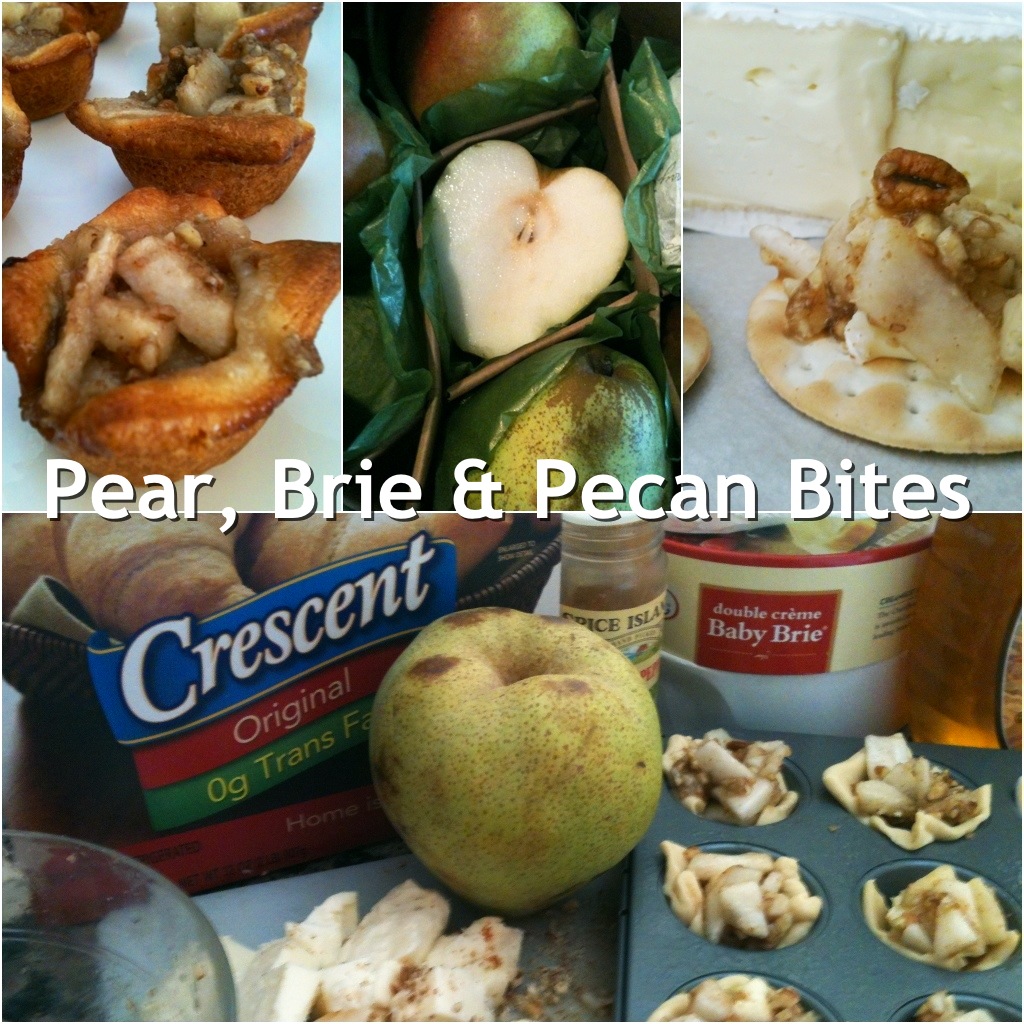 Pear, Brie and Pecan Bites ~ But What Do I know About...