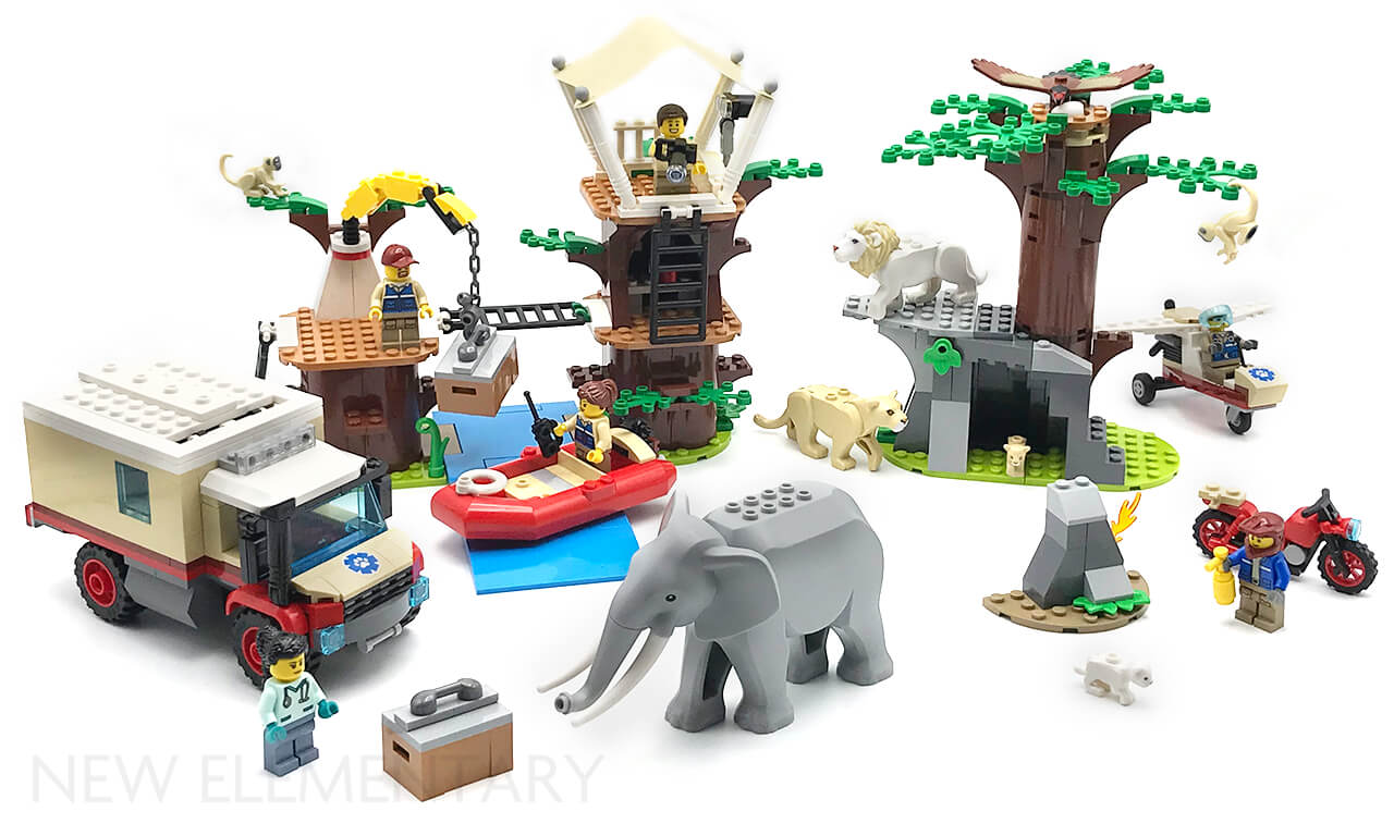 LEGO® City review: 60307 Wildlife Rescue Camp | New Elementary: LEGO ...