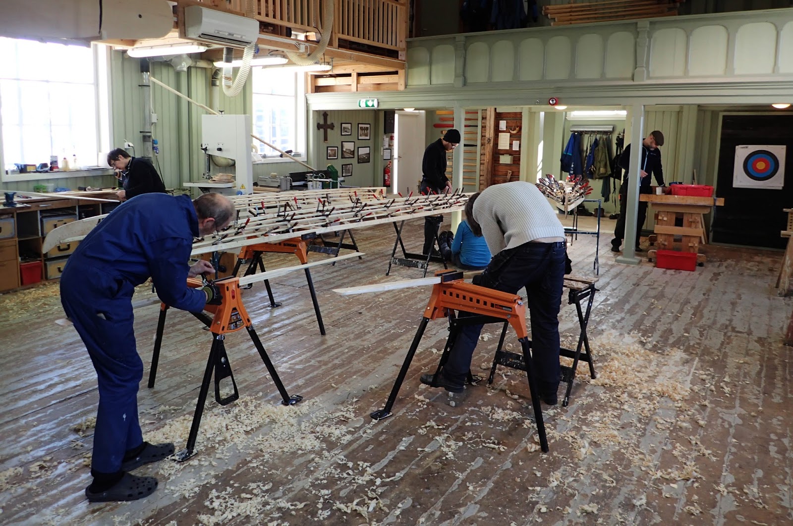 Qajaq and iqyax building class, April