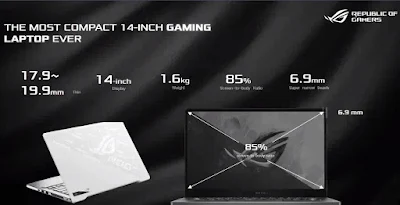 Spesifikasi Lengkap ASUS ROG Zephyrus G14 (GA401) dan Harganya