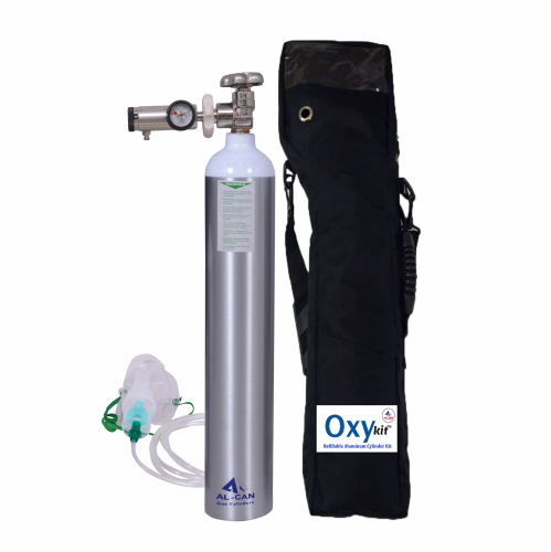 OxyKit Portable Oxygen Cylinder Kit (675 LITERS)