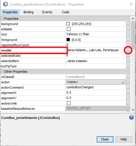 Bermain Dengan JtextField, JCheckBox dan JcomboBox lalu Menampilkan ...