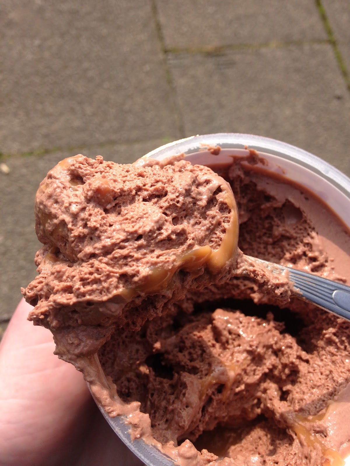 Aero Heavenly Mousse with Salted Caramel & Hazelnuts