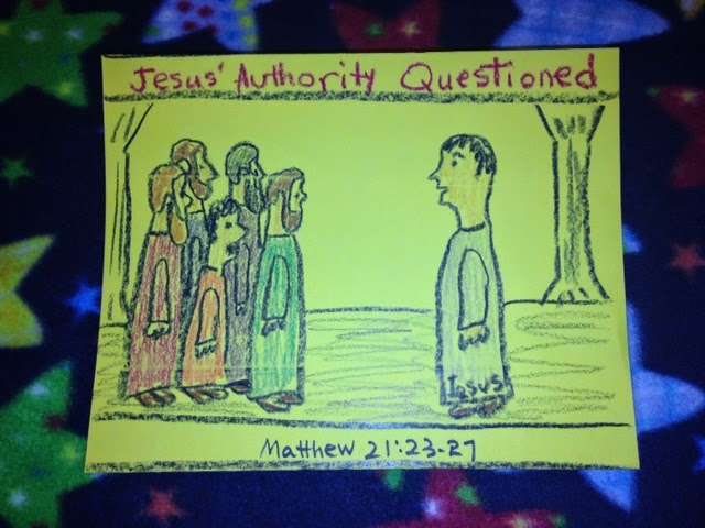 Children's Bible Lessons: Lesson - Jesus' Authority Questioned