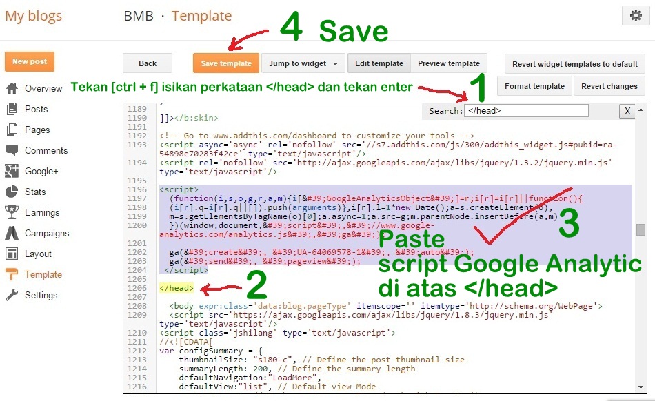 Cara Setup & Aktifkan Akaun Google Analytics - BinMuhammad