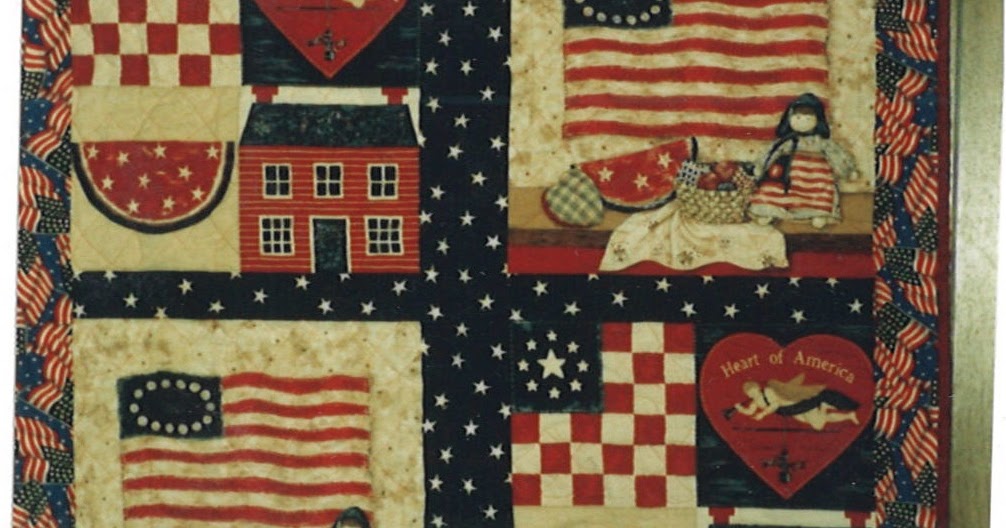 Indiana Quilter 40: HEART OF AMERICA (panel quilt)
