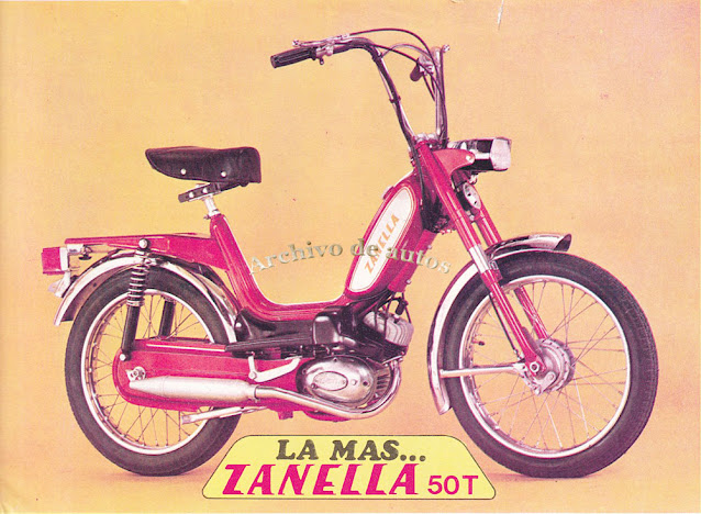 Archivo de autos: Zanella 50 T, el ciclomotor de los años setenta