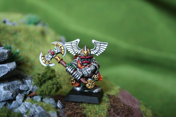 Once upon a time in Warhammer: Dwarf Lord painted like Samurai