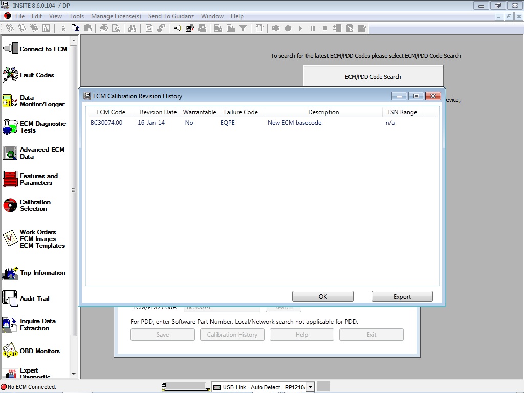 Calibration Selection on Cummins INSITE Software (CUMMINS Engines ...