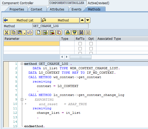 Identify changed data on screen in Web dynpro ABAP | SAP Online Guides