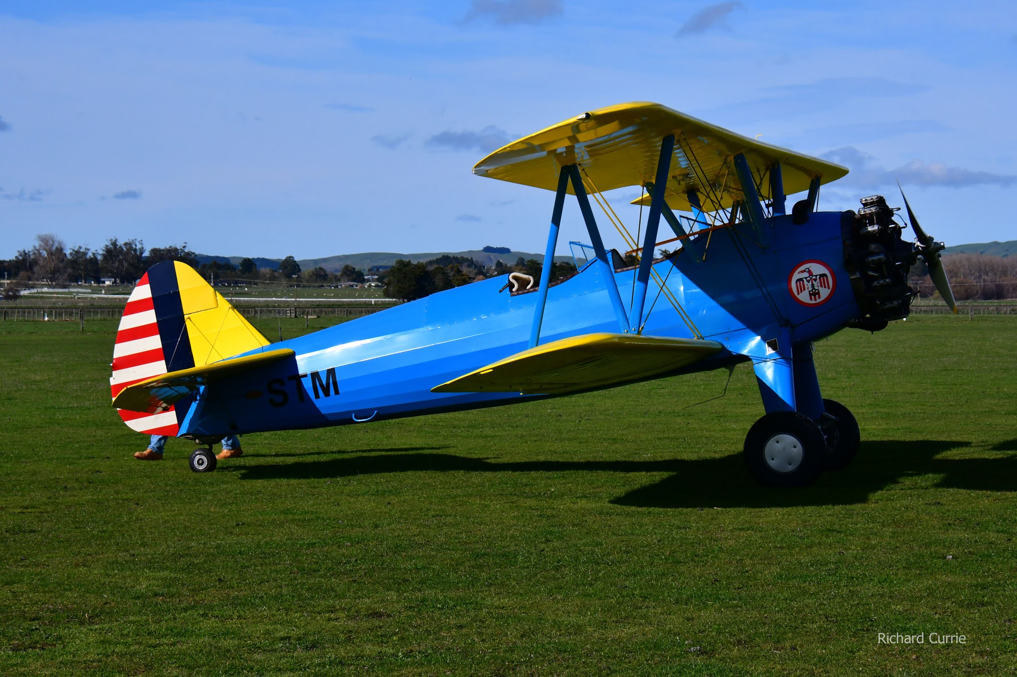 NZ Civil Aircraft: Tail dragger fly in Waipukurau