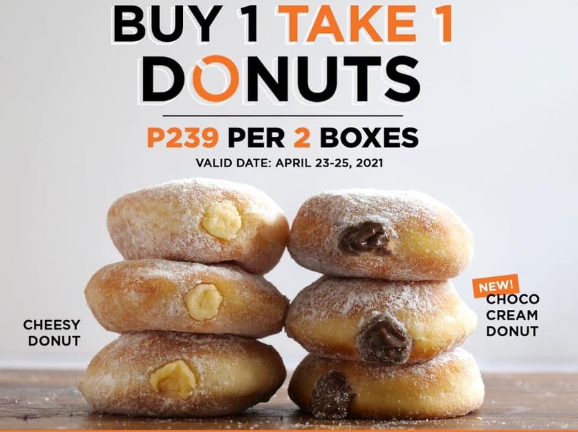 Manila Shopper: Overdoughs Buy1 Take1 Donuts & Mini OD Cookies Promos