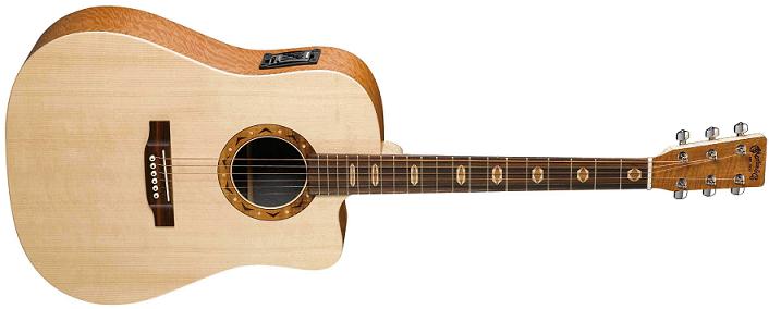 JL Guitar Collection: Martin&Co. X Series - DCX1E Tawny Satinwood