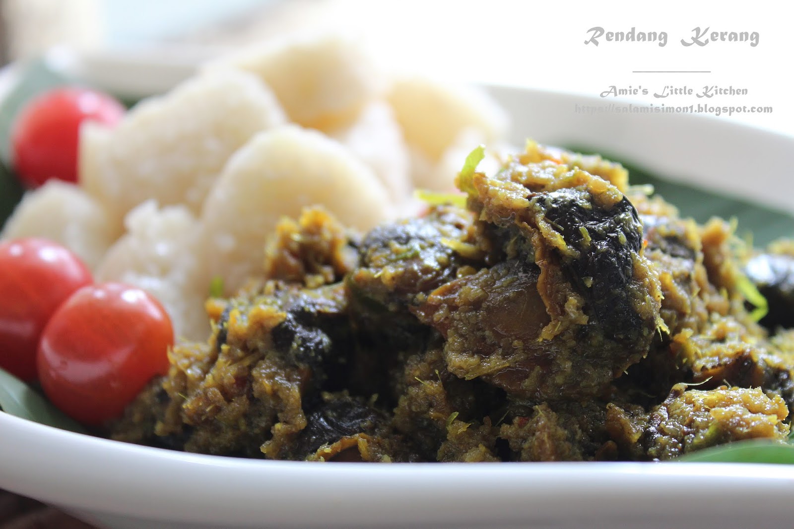 Rendang Kerang Tanpa Santan - Amie's Little Kitchen