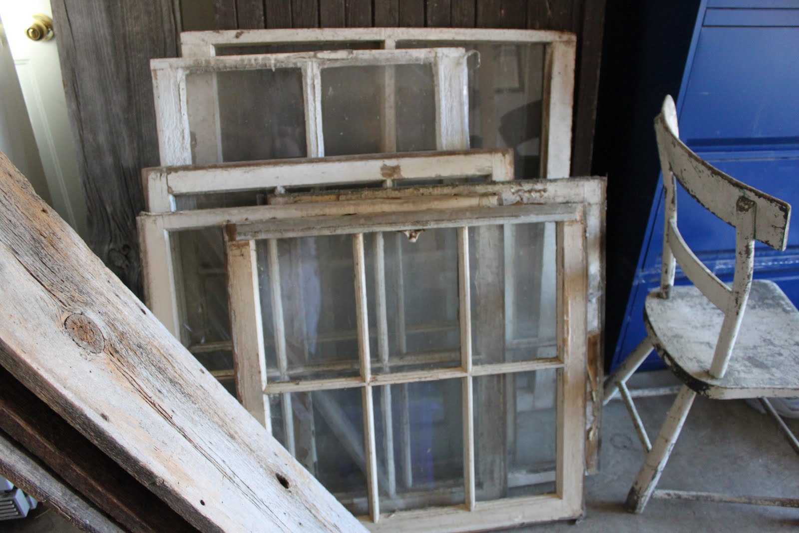 Our Rustic vs. Modern Home: Window Frames from the late 1800's