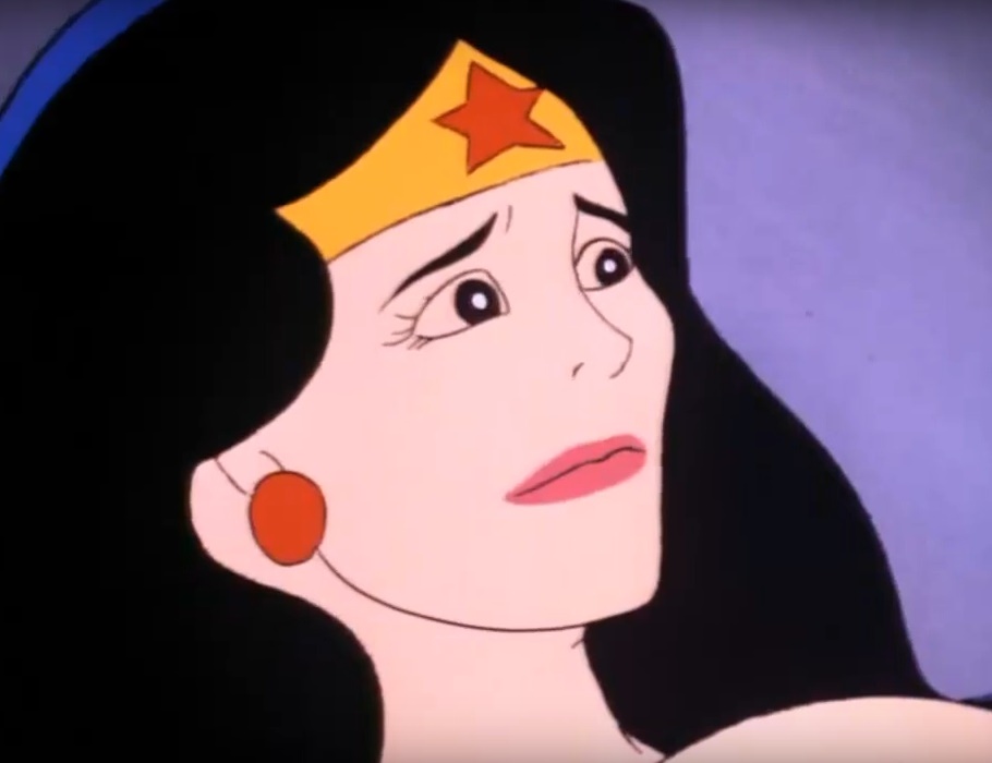 VINTAGE WONDER WOMAN IN DISTRESS