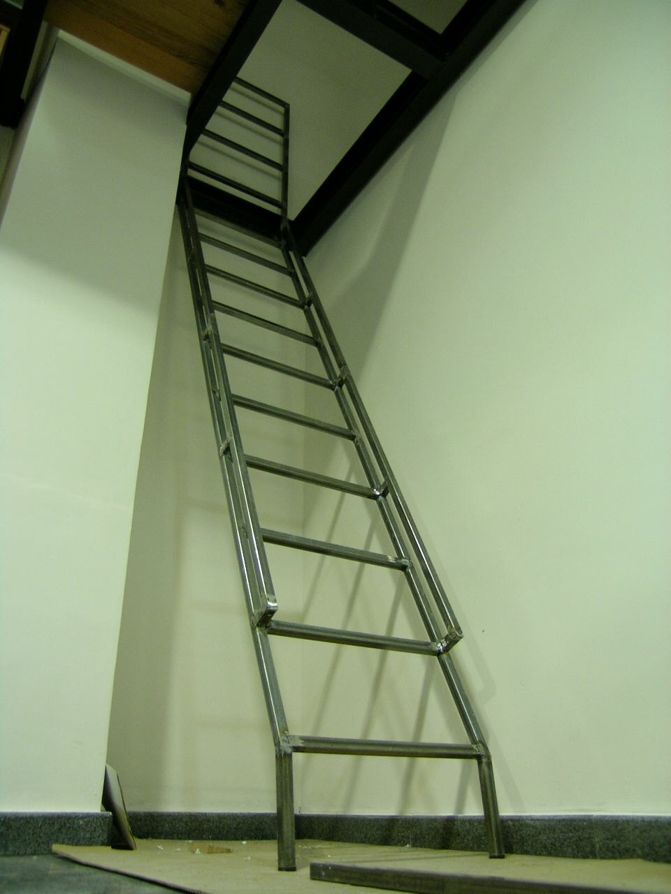 Bosco Hurtado, arquitecto: Diseño. Escalera altillo