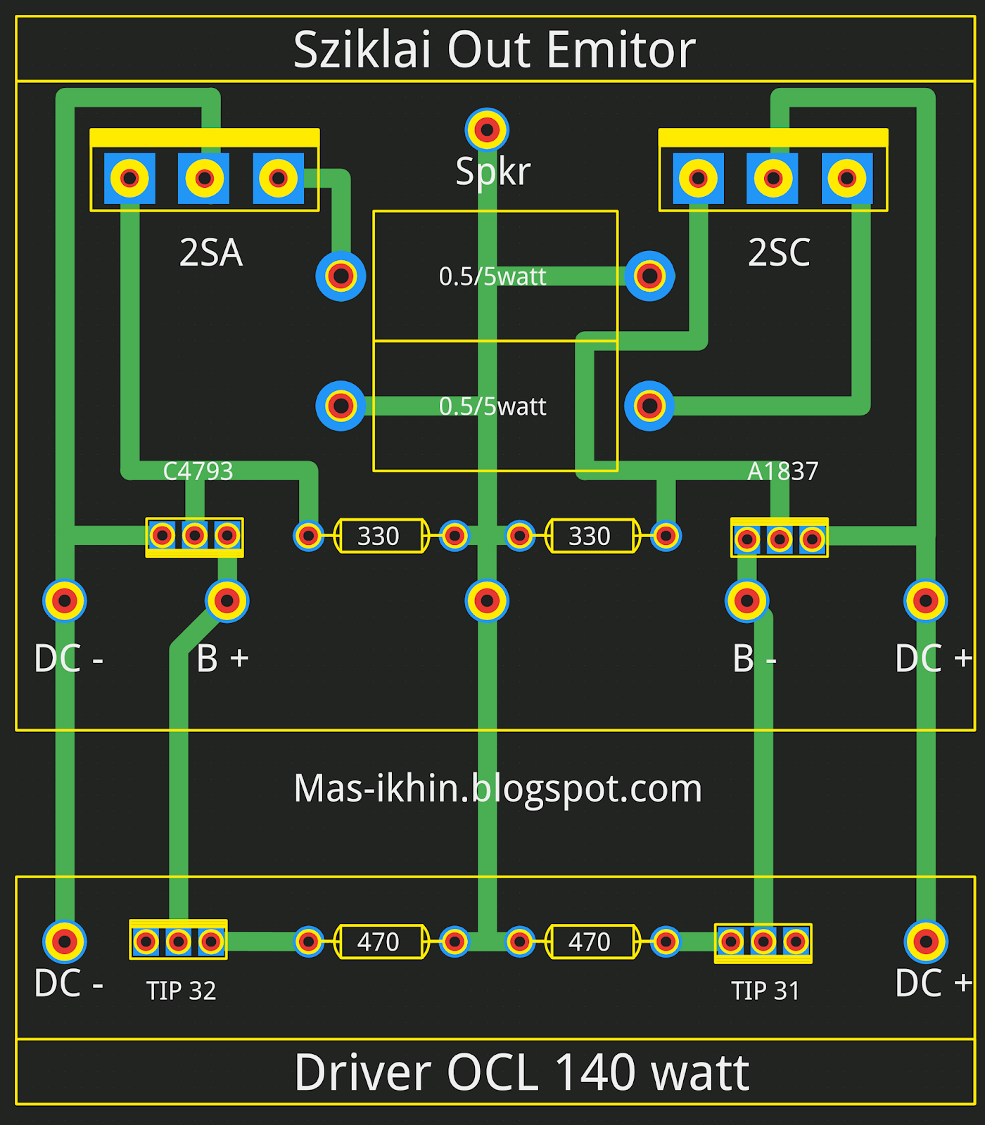 Mengubah Final Out Colector OCL 140w Menjadi Out Emitor - Mas ikhin Web ...