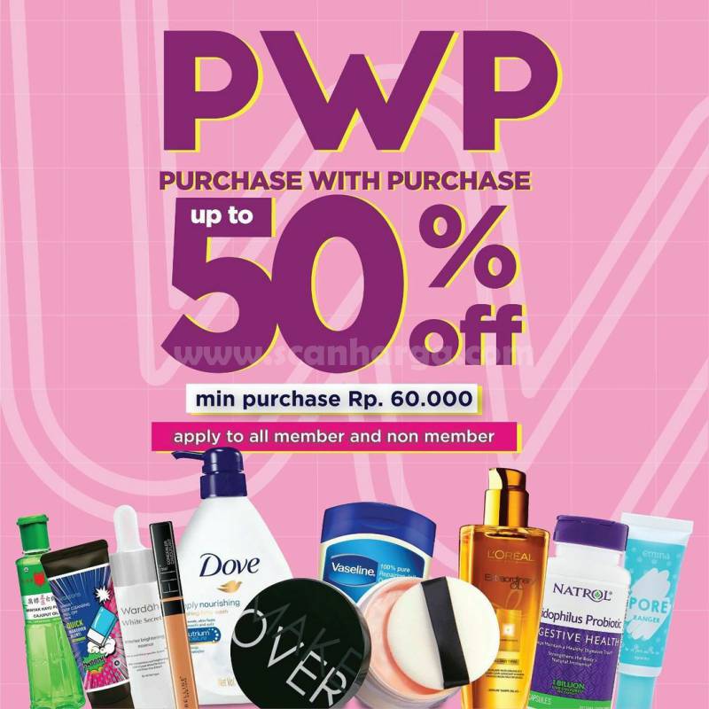 WATSONS Promo PWP – DISKON hingga 50% | scanharga