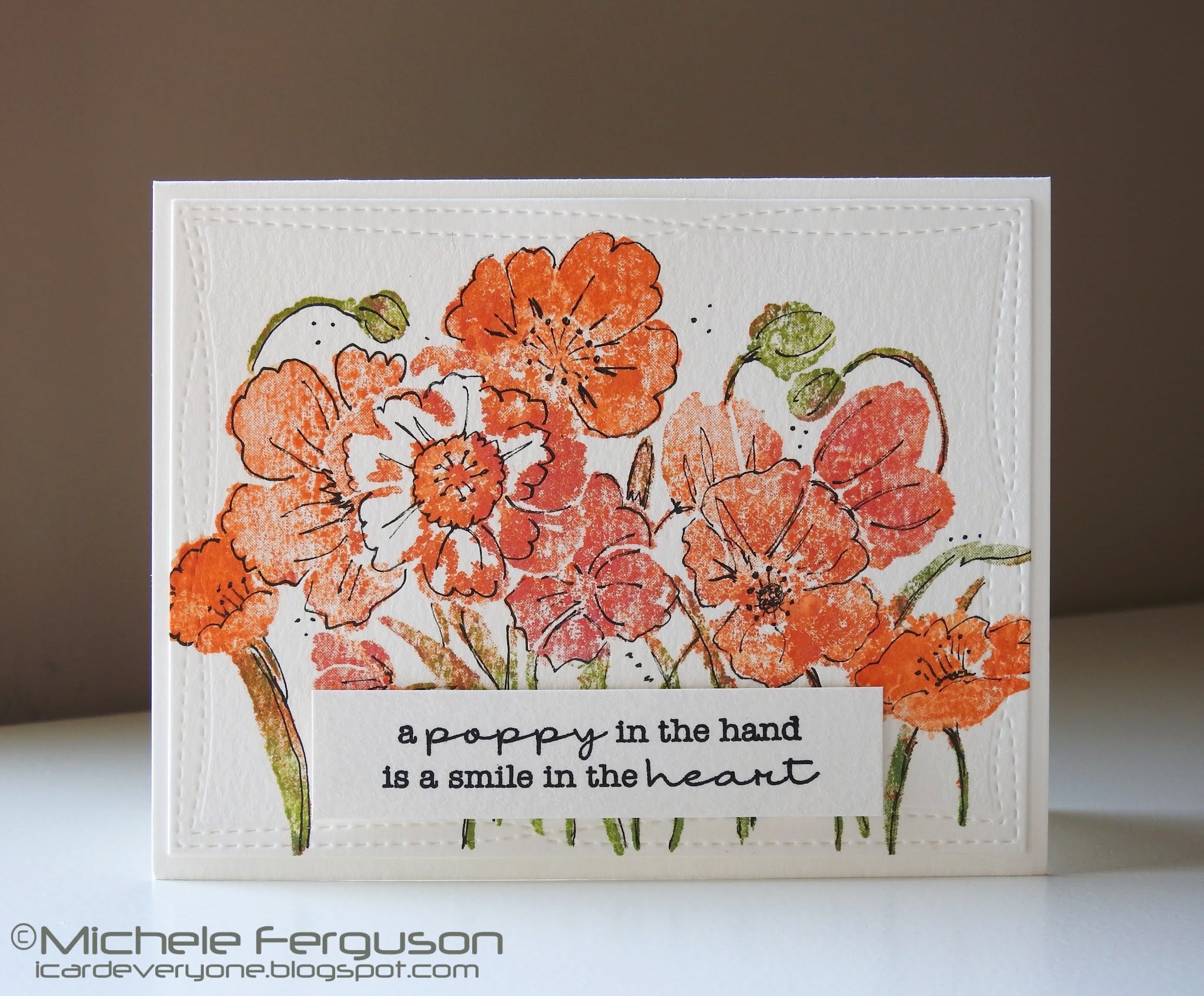 I Card Everyone : The Flower Challenge - # 56 Favorite Flower Reminder!