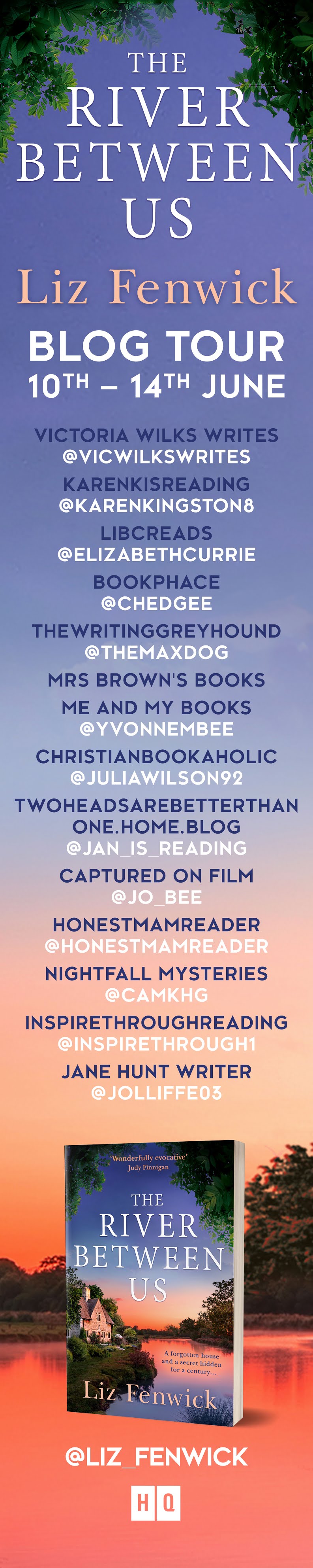 The Writing Greyhound: Book Review: The River Between Us by Liz Fenwick