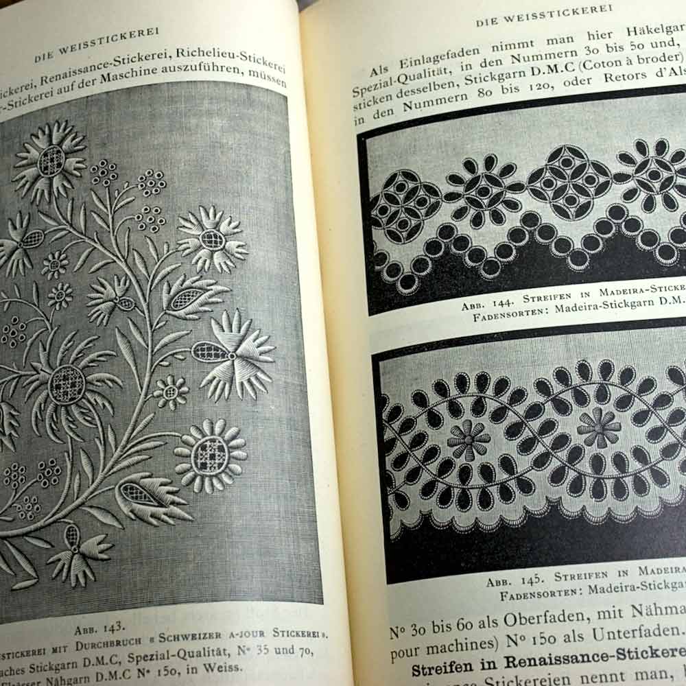 Details in the Decor: 1915 German Vintage Handcrafts Book