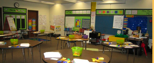 Classroom Walls Tip #3: Simple Color Scheme | Clutter-Free Classroom