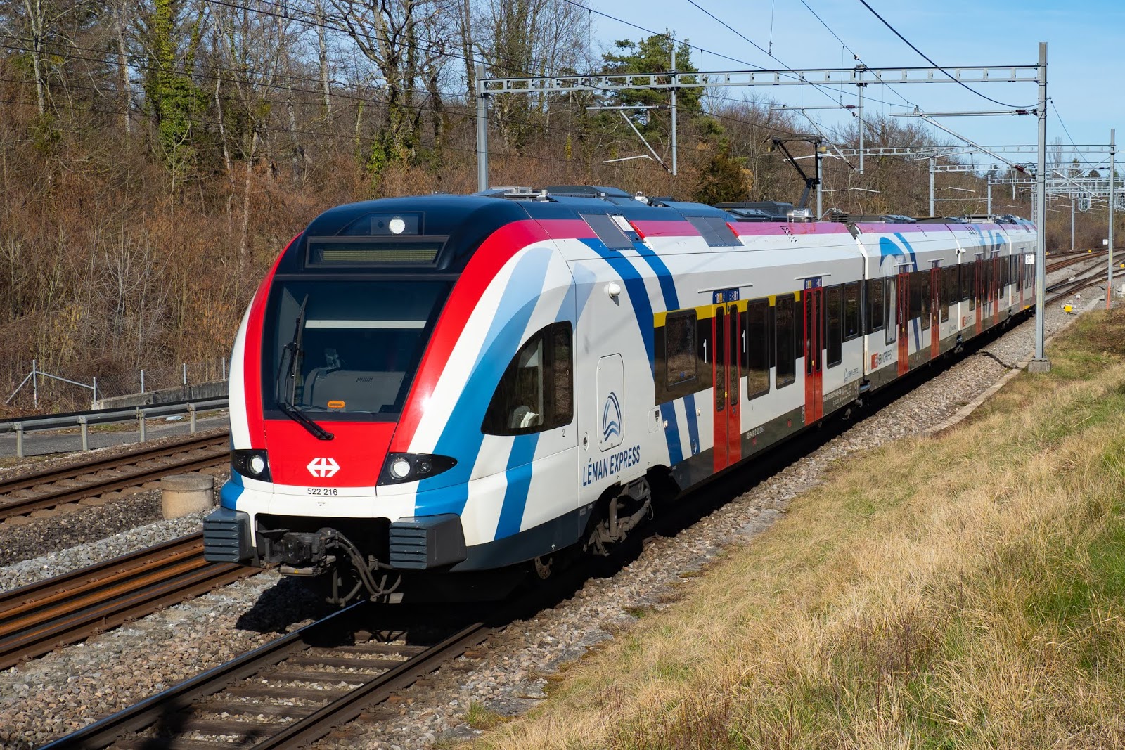 ÖFFENTLICHER VERKEHR: Stadler Flirt RABe 522 LEX CFF RABe 522 216