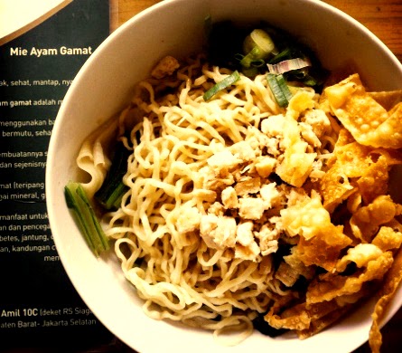 Mie Ayam gamat - Makanan Seru enak dan sehat