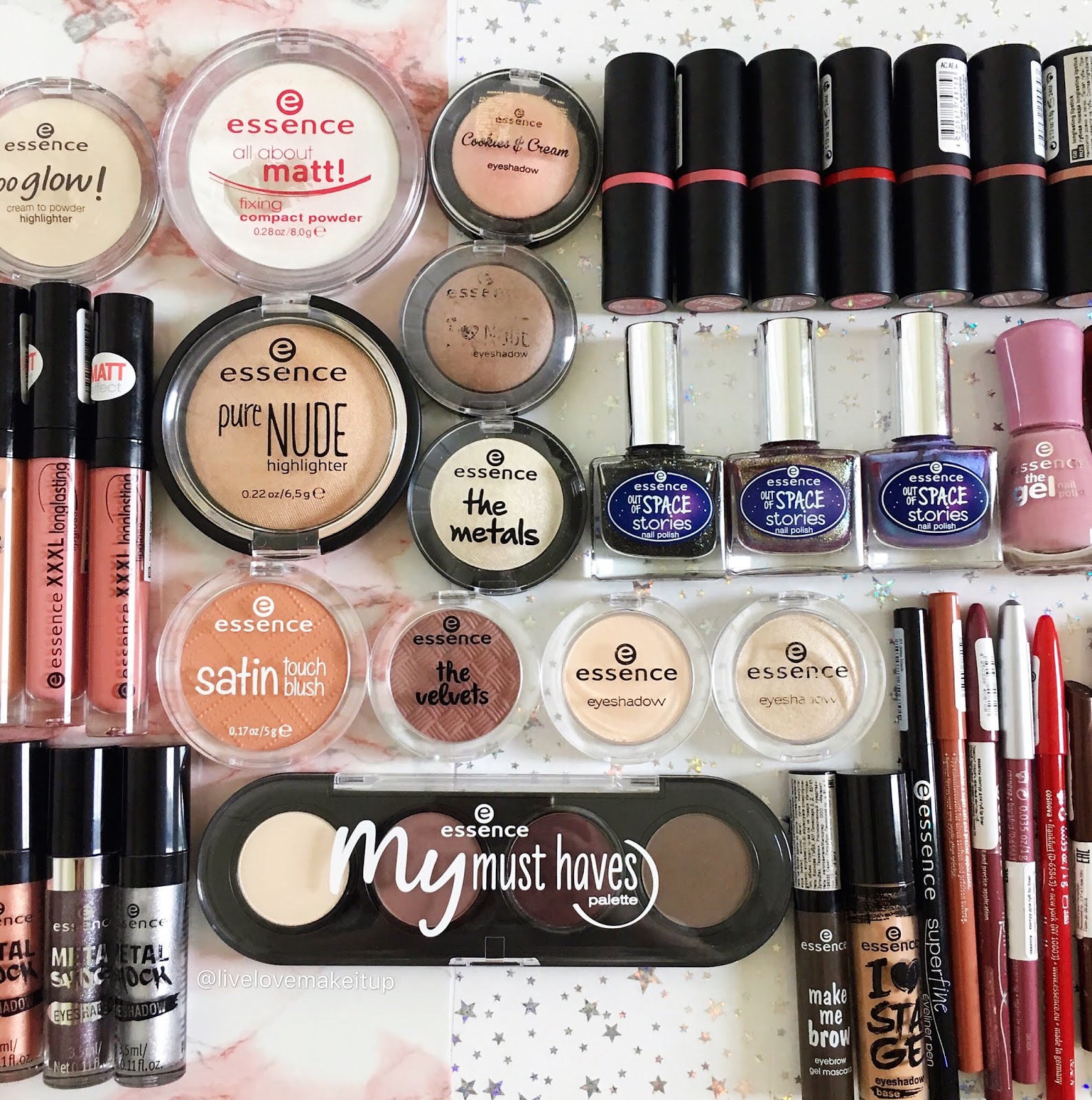 How To Glow: Essence Cosmetics Makeup Collection: swatches and lots of ...