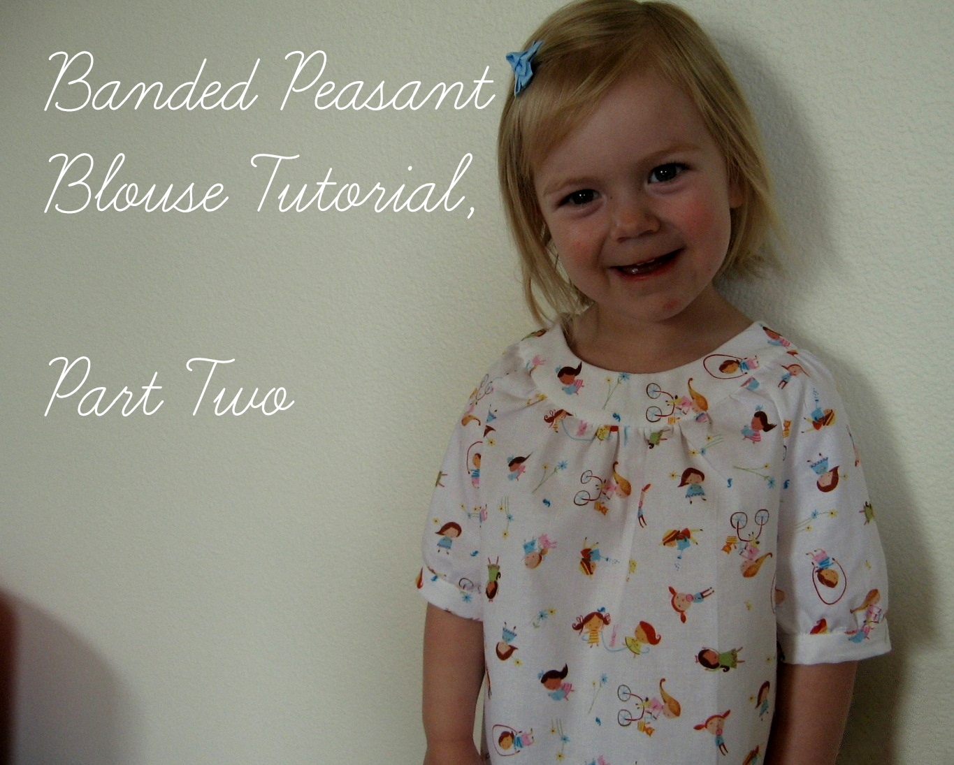 Pickup Some Creativity: Banded Peasant Blouse Tutorial, Part Two.