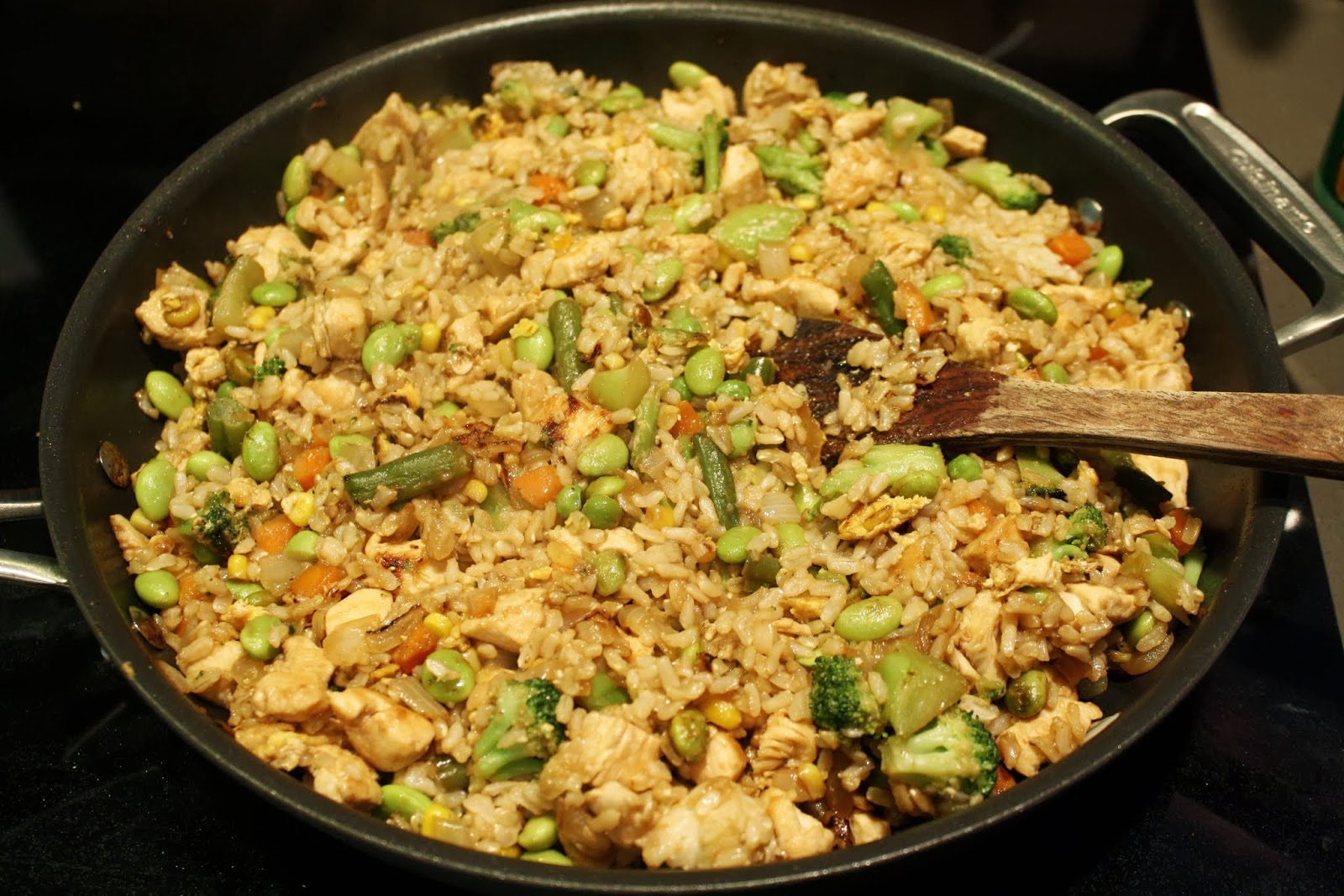 Making Mama's Kitchen: Chicken Fried Brown Rice